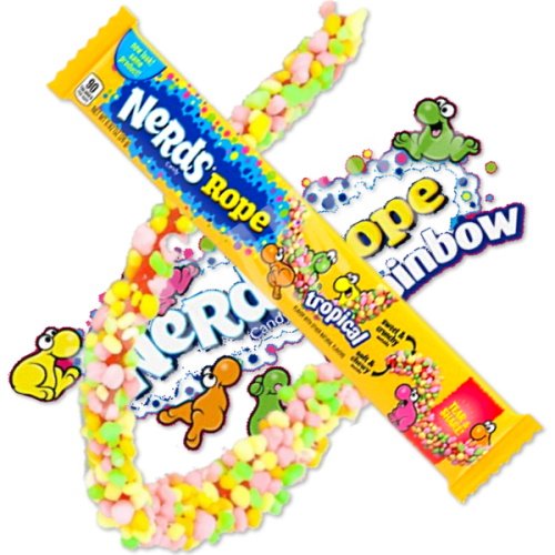 Balas Nerds Rope Tropical - Importado EUA | Karamell Store