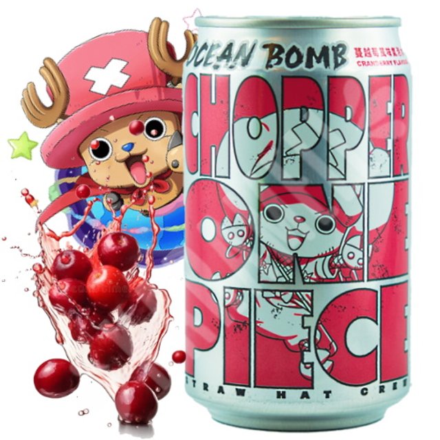 Refrigerante One Piece Chopper - Sabor Cranberry - Importado | Karamell ...