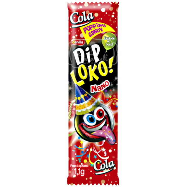 Balas Explosivas Sabor Cola - Dip Loko Nano Popping Candy | Karamell Store