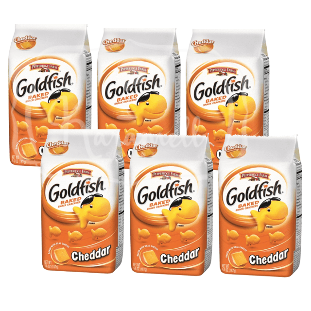 Salgadinhos Goldfish Extra Cheddar - ATACADO 6X - Importados EUA ...