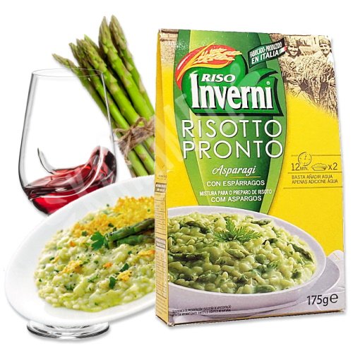 Risotto Pronto com Aspargos - Riso Inverni - Importado Itália ...