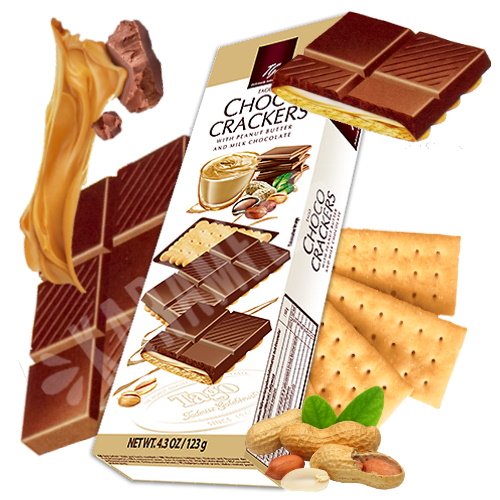 Biscoito Choco Crackers Peanut Butter Milk Chocolate - Tago - Polônia ...
