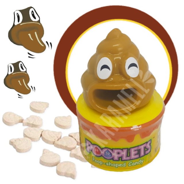 Balas Pooplets Poop Shaped Candy - Kids Mania - Importado | Karamell Store