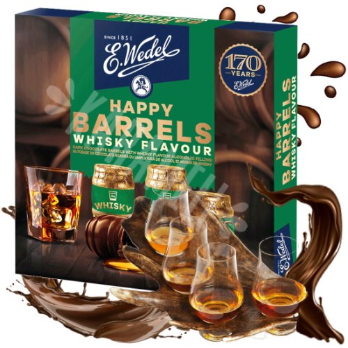 Candies Chocolate Happy Barrels Whisky - E. Wedel - Polònia | Karamell ...
