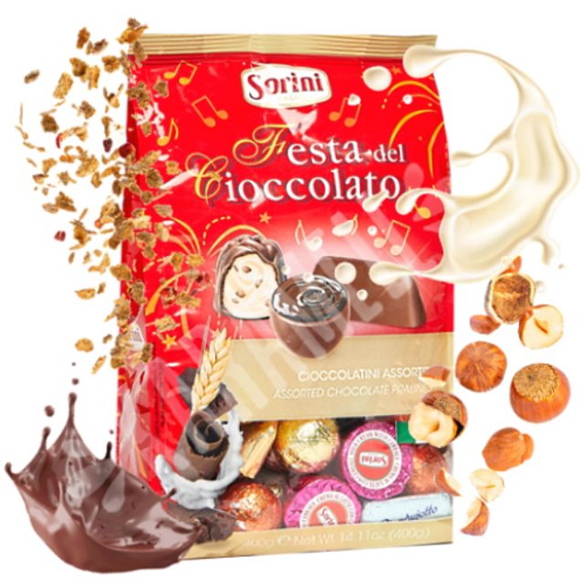 Bombons Chocolate Festa Del Cioccolato - Sorini - Itália | Karamell Store