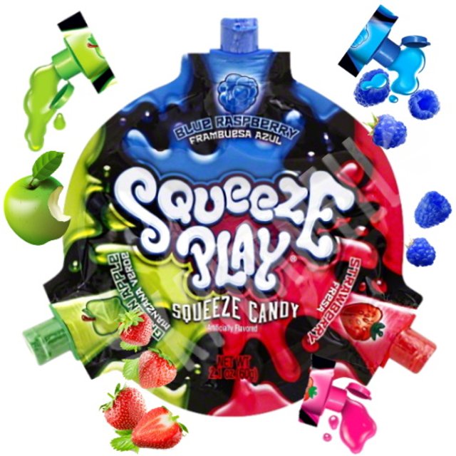 Bala Líquida Squeeze Play Candy - Importado | Karamell Store
