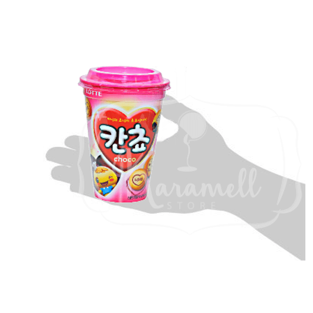 Biscoitos Importados Coreia - ATACADO 6x - Kancho Choco Biscuits Cup ...
