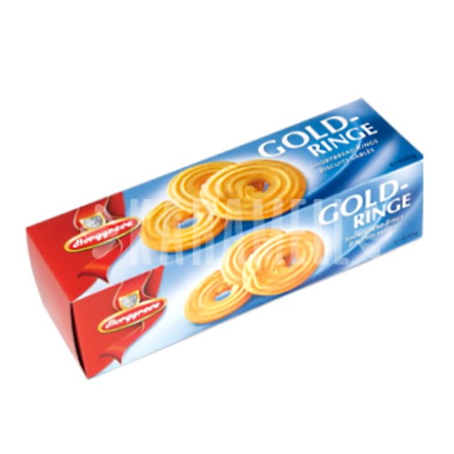 Biscoito Gold Ringe Shortbread Cookie - Borggreve - Importado Alemanha ...