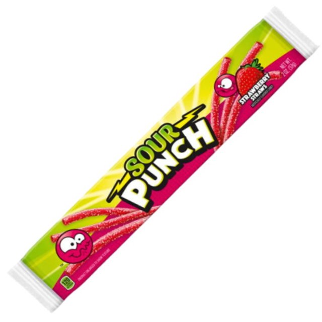 Balas Sour Punch Strawberry Straws - Importado EUA | Karamell Store