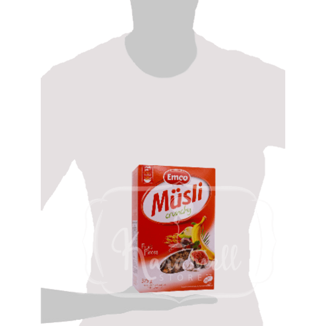 Emco Musli Crunchy Fruit Pieces Cereal Mix de frutas | Karamell Store