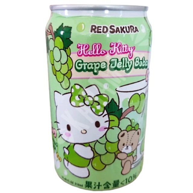 Bebida Hello Kitty Grape Jelly Boba - Red Sakura - Importado | Karamell ...
