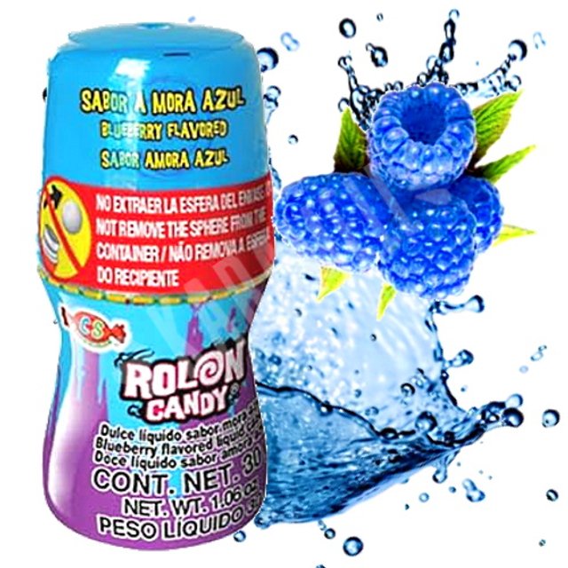 Pirulito Rolon Candy Sabor Amora Azul - Importado | Karamell Store