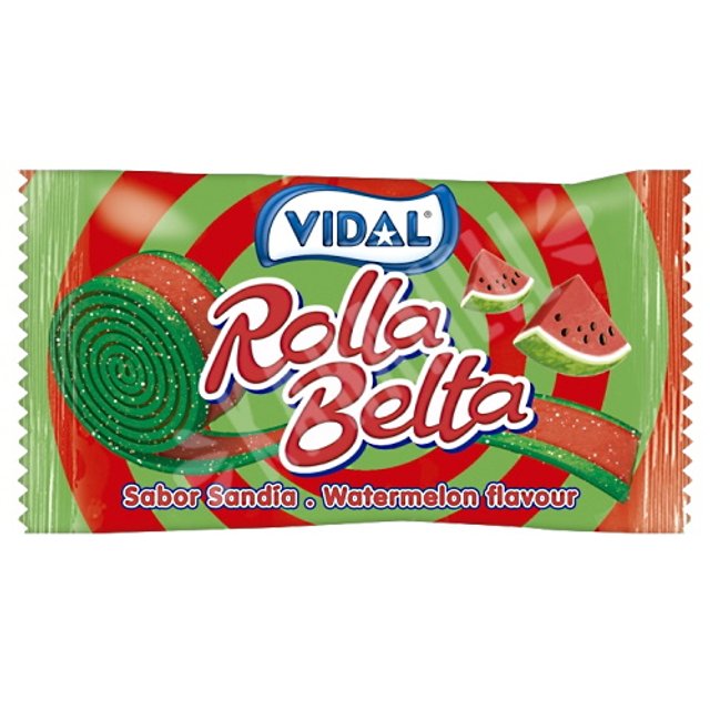 Rolla Belta Watermelon Fita Goma - Vidal - Importado Espanha | Karamell ...