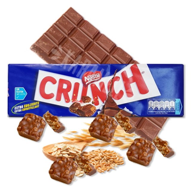 Chocolate Crunch Extra Crocante - Nestlé - Importado Espanha | Karamell ...
