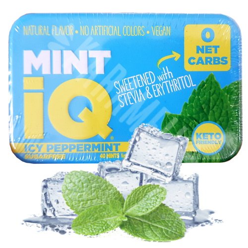 Balas Mint IQ Icy Peppermint - Importado Canadá | Karamell Store
