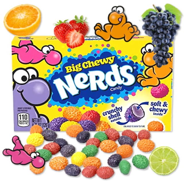 Nerds Big Chewy - Balas Ferrara Candy Company - Importado México ...
