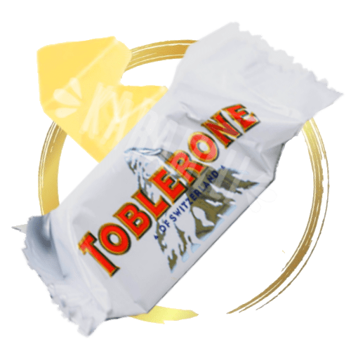 Chocolate Mini Toblerone White Honey & Almond Nougat - Suiça | Karamell ...