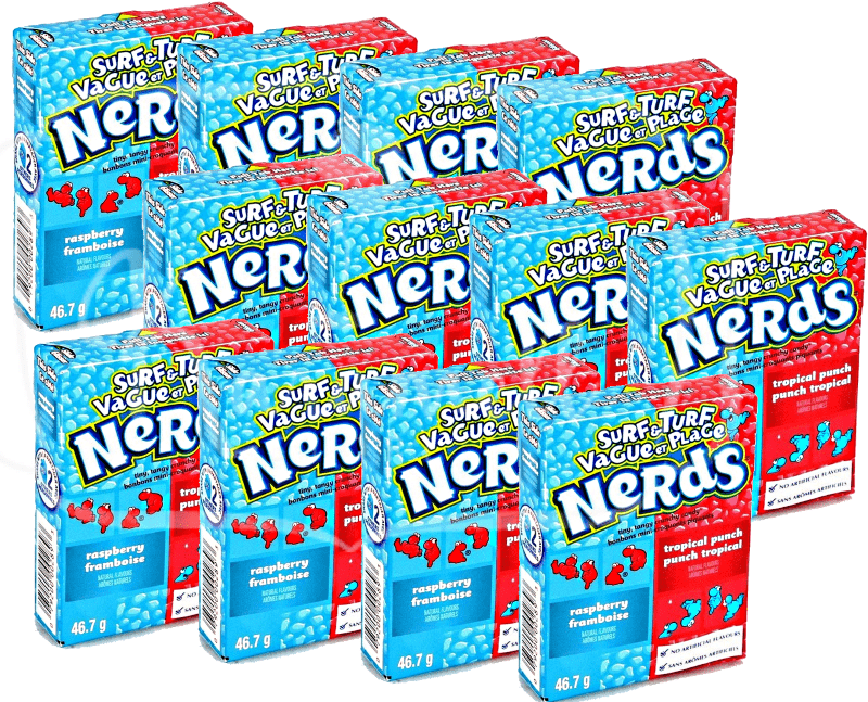 Balas Nerds Da Wonka Raspberry & Tropical Punch ATACADO 12X Importado ...