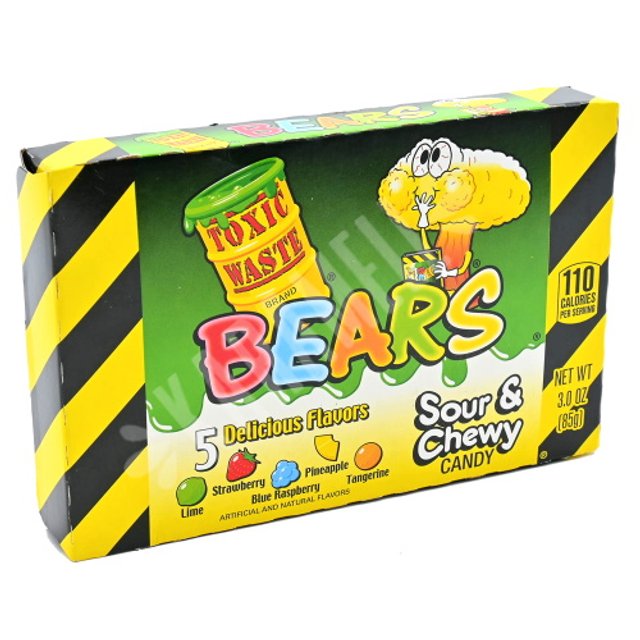 Bala Toxic Waste Bears Sour & Chewy Candy | Karamell Store