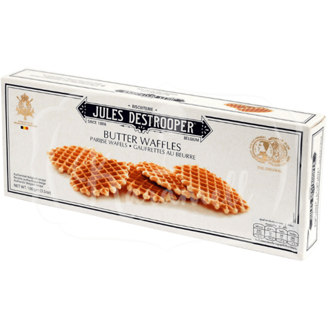 Jules Destrooper Butter Waffles - Biscoitos Importado da Bélgica ...