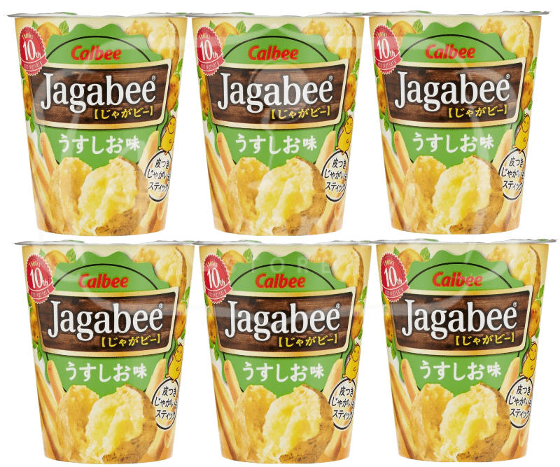Jagabee Potato Snack Cup Batata - ATACADO 6X - Importado Japão ...