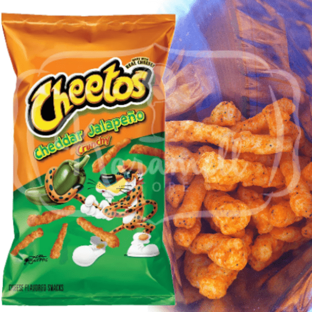 Cheetos Cheddar Jalapeño - Salgadinho Cheddar & Pimenta Importado EUA ...