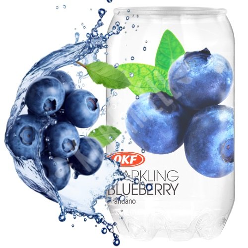 Bebida Sparkling Blueberry - OKF - Importado Coreia | Karamell Store