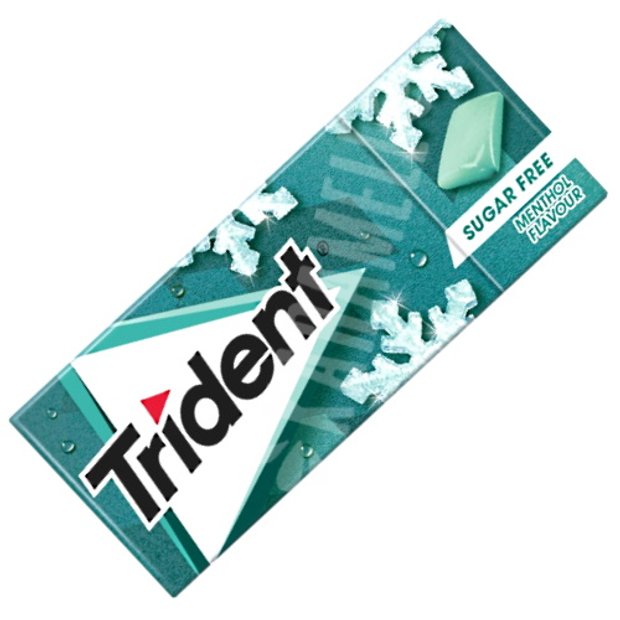 Trident Extreme Mentol - Chicletes sabor Menthol e Eucalipto - Espanha ...