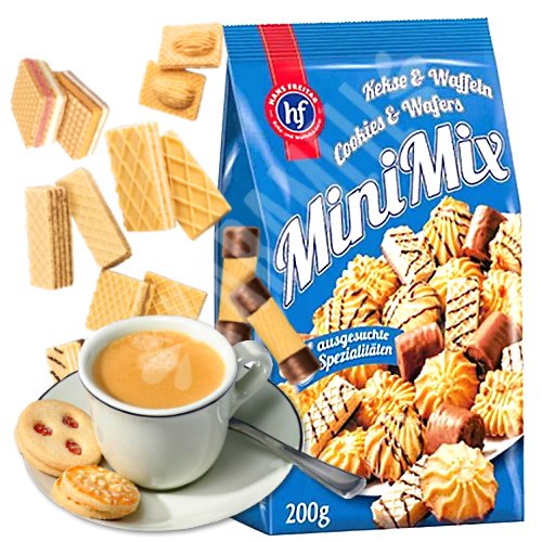 Cookies Wafers Mini Mix - Hans Freitag - Importado Alemanha | Karamell ...