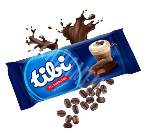 Chocolate ao Leite Tibi com Creme de Cappuccino - Importado Hungria ...