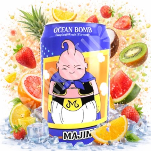 Refrigerante Ocean Bomb Dragon Ball Manji Buu Sabor Tropical ...