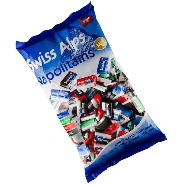 Alprose Swiss Alps Napolitains Mix Chocolates Suíços | Karamell Store