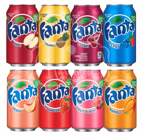 Fanta Melhores Sabores Criados Refri Importado EUA | Karamell Store
