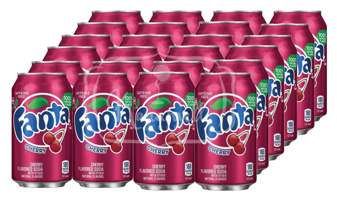 Fanta Cherry - Refrigerante Sabor Cereja - KIT 24 Und | Karamell Store