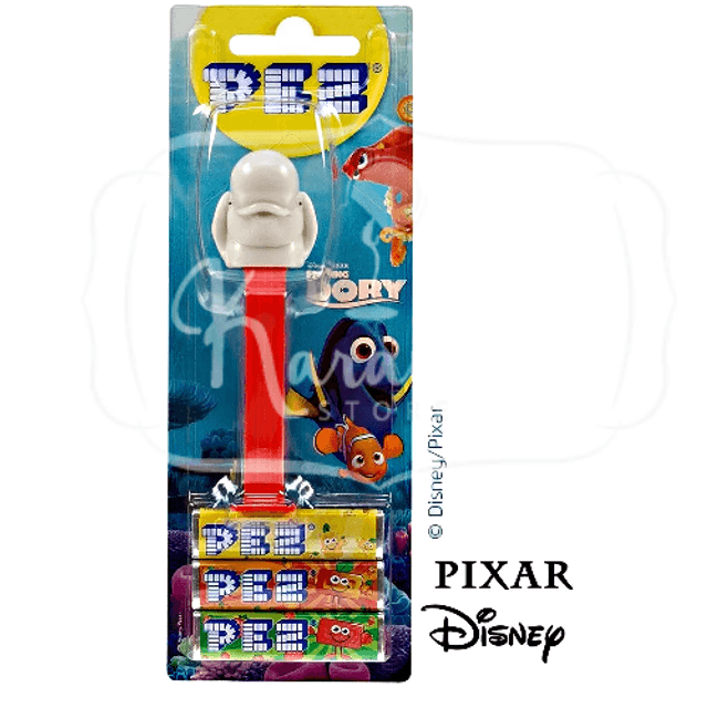 Pastilhas PEZ Disney Beluga Bailey - Pastilhas + Dispenser - Importado ...