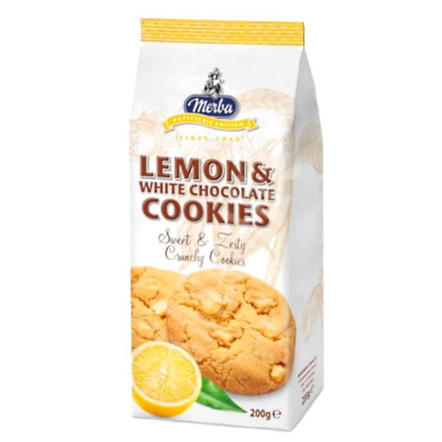 Cookies Lemon & White Chocolate - Merba - Holanda | Karamell Store