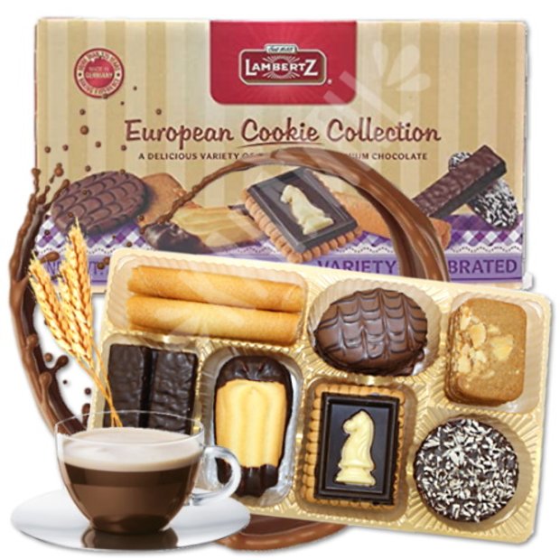 Biscoito European Cookie Collection Variety - Lambertz - Alemanha ...