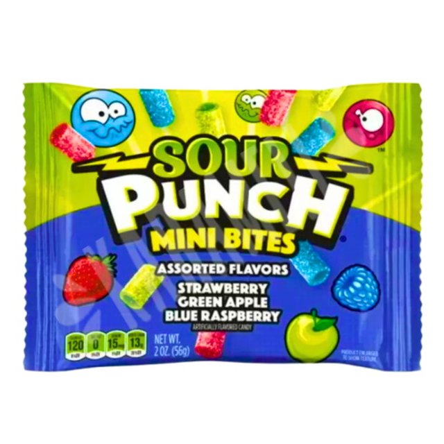 Balas Sour Punch Mini Bites - Importado EUA | Karamell Store