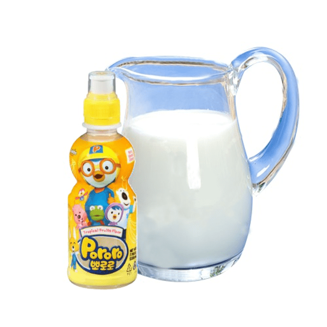Pororo Tropical Fruit Drink - Bebida Sabor Frutas Tropicais - Importado ...