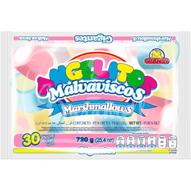 Marshmallows Gigantes Angelitos - Importado da Guatemala - 720g ...