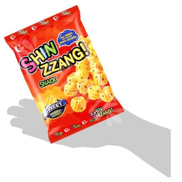 Salgadinho Shin Zzang Snack Mel & Gergelim - Crown - Coreia | Karamell ...