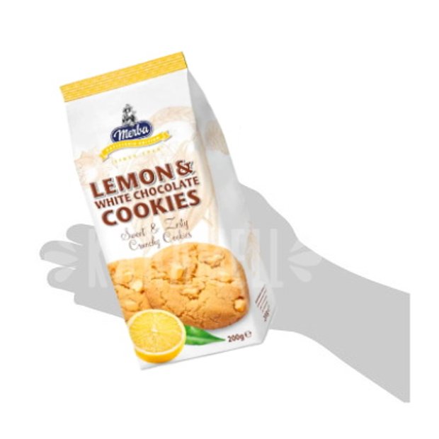 Cookies Lemon & White Chocolate - Merba - Holanda | Karamell Store