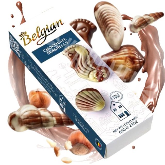 Chocolate Seashells Belgian - Importado Bélgica | Karamell Store