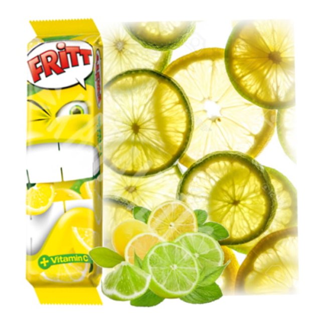 Bala Mastigável Lemon Chewy Candy - Fritt - Importado Polônia ...