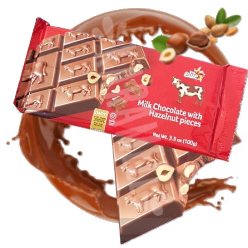Milk Chocolate with Hazelnut Pieces - Elite - Israel | Karamell Store