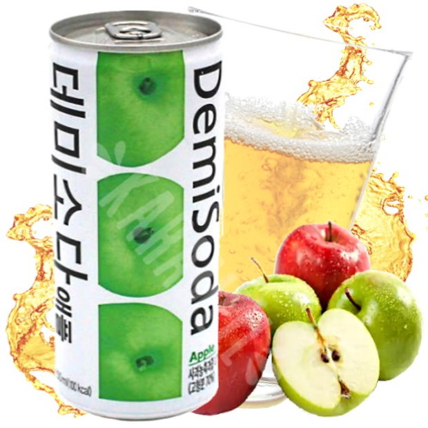 Refrigerante Demi Soda Apple - Importado Coreia | Karamell Store