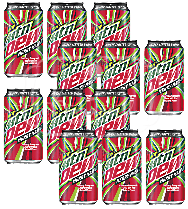 Refrigerante Mountain Dew Merry Mash Up - ATACADO 12X - Importado USA ...