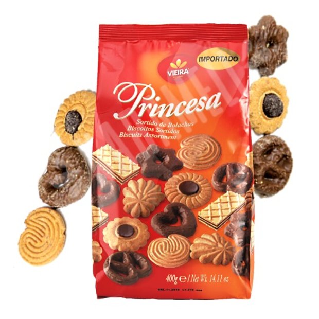 Biscoitos Sortidos 400g - Princesa - Importado Portugal | Karamell Store