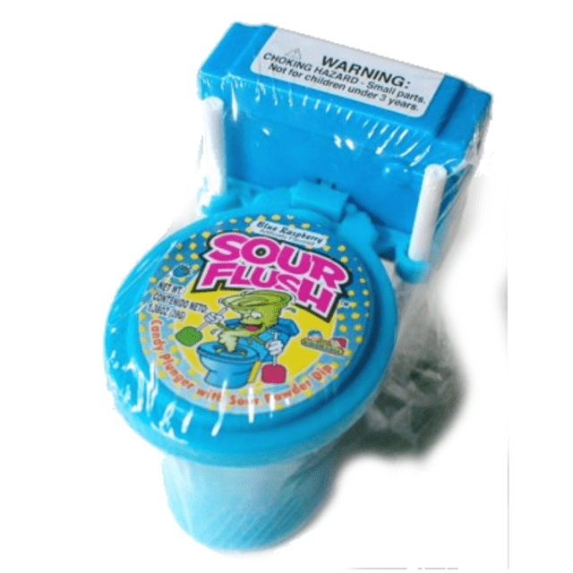 Sour Flush Toilet Bowl Blue Raspberry Pirulitos Pó Ácido Importado EUA ...