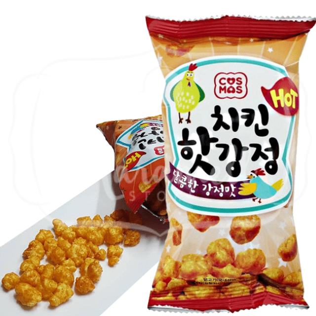 Salgadinho sabor Frango Cosmos Hot Chicken - Importado da Coréia | Karamell Store